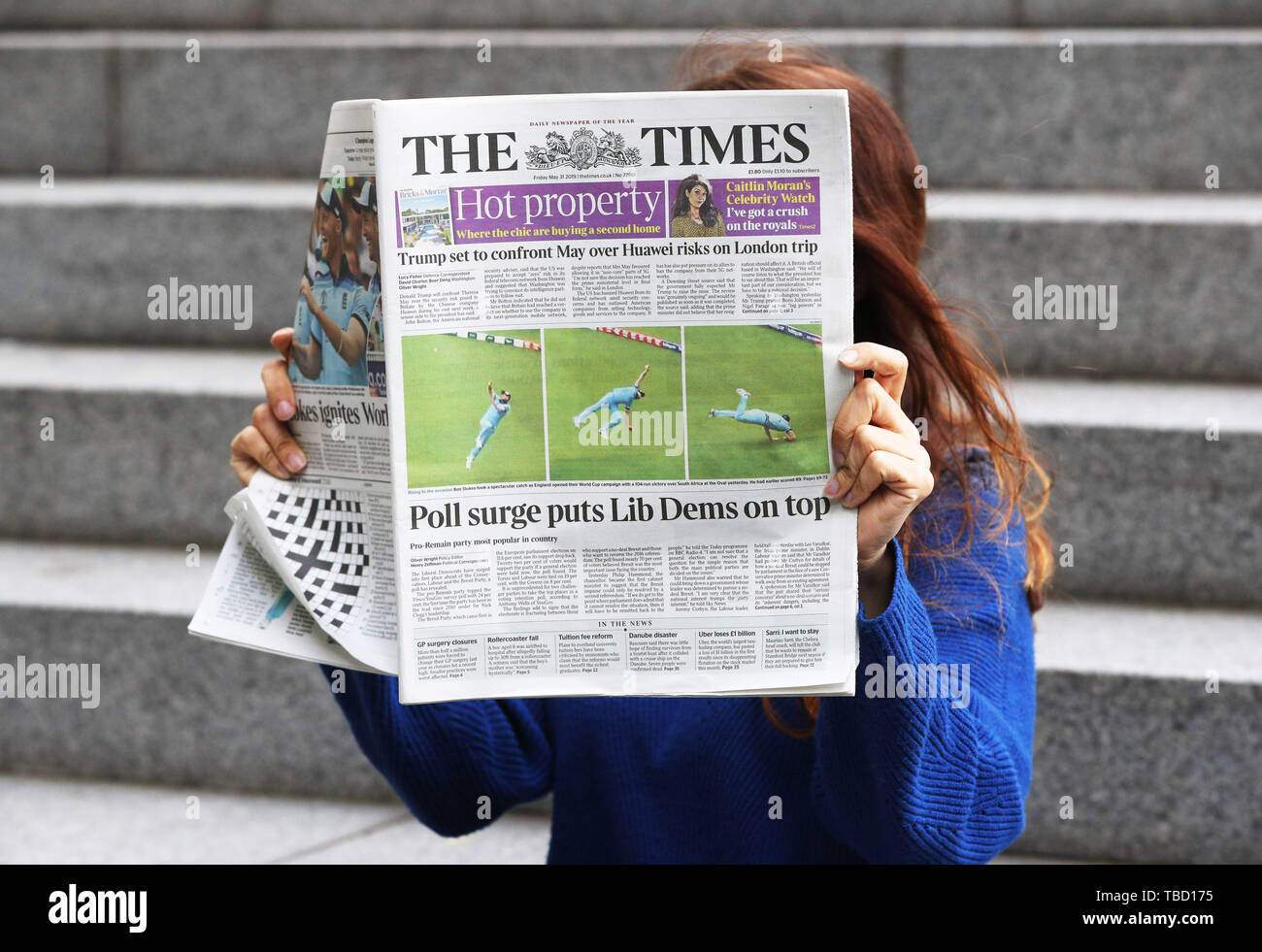 The Times Masthead Stock Photo - Alamy