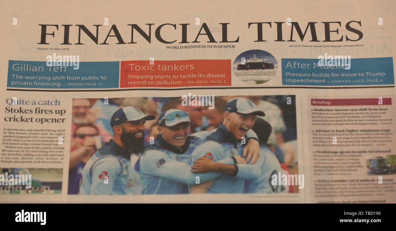 The times of london masthead hi-res stock photography and images - Alamy