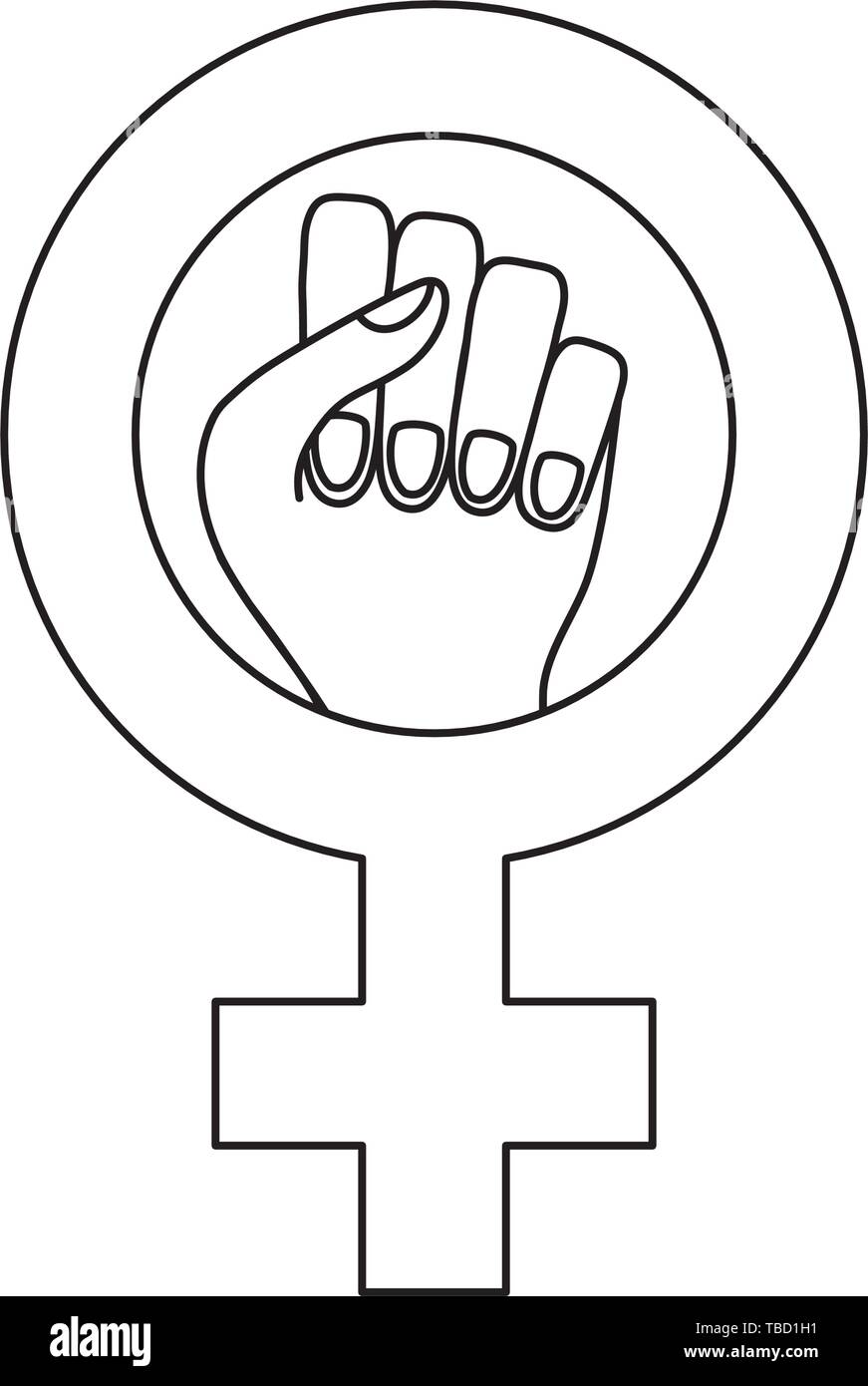 Feminist Symbol Fist