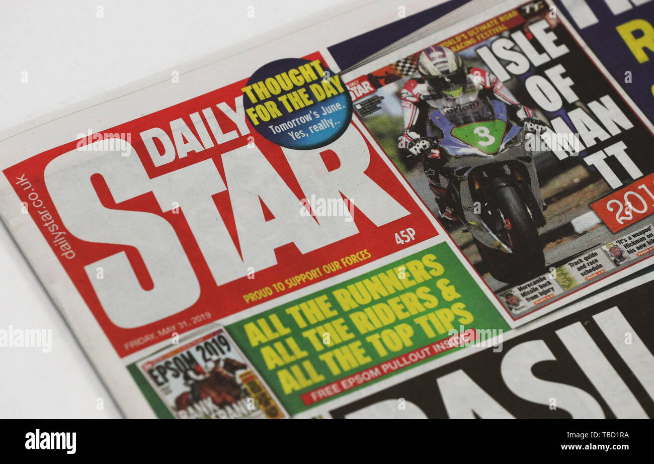The Daily Star Masthead Stock Photo - Alamy