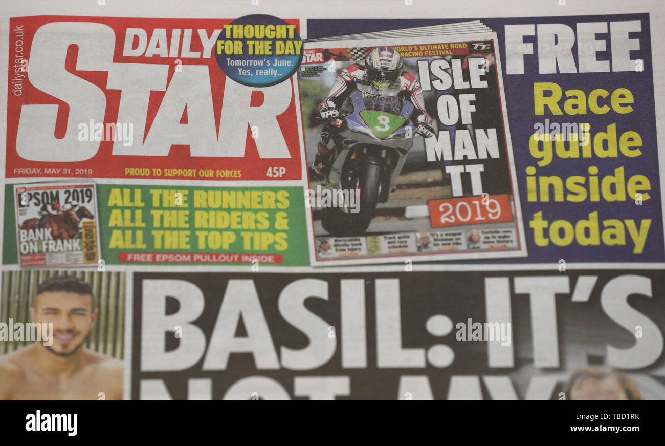 The Daily Star Masthead Stock Photo - Alamy