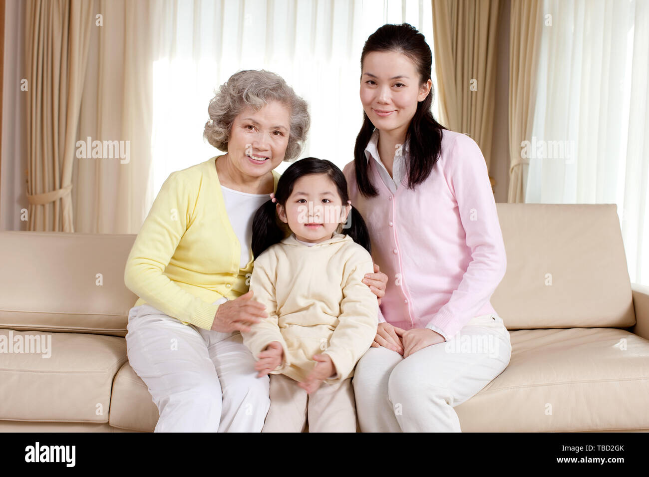 Three generations of family photos Stock Photo - Alamy