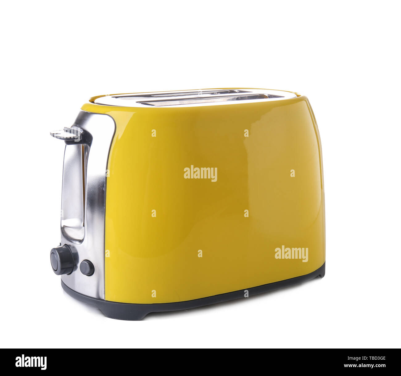 Modern toaster on white background Stock Photo - Alamy