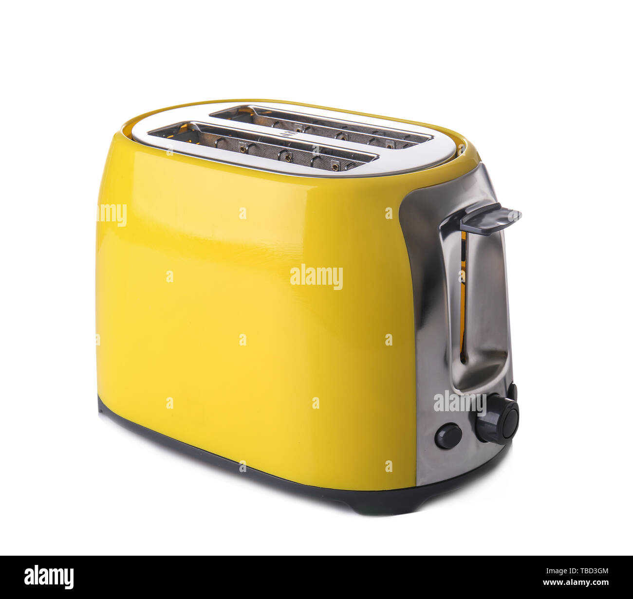 Modern toaster on white background Stock Photo - Alamy