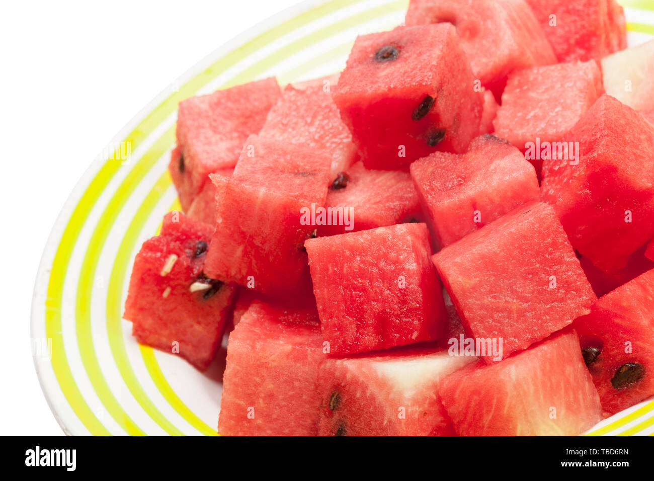 Melon cut out cube hi-res stock photography and images - Alamy