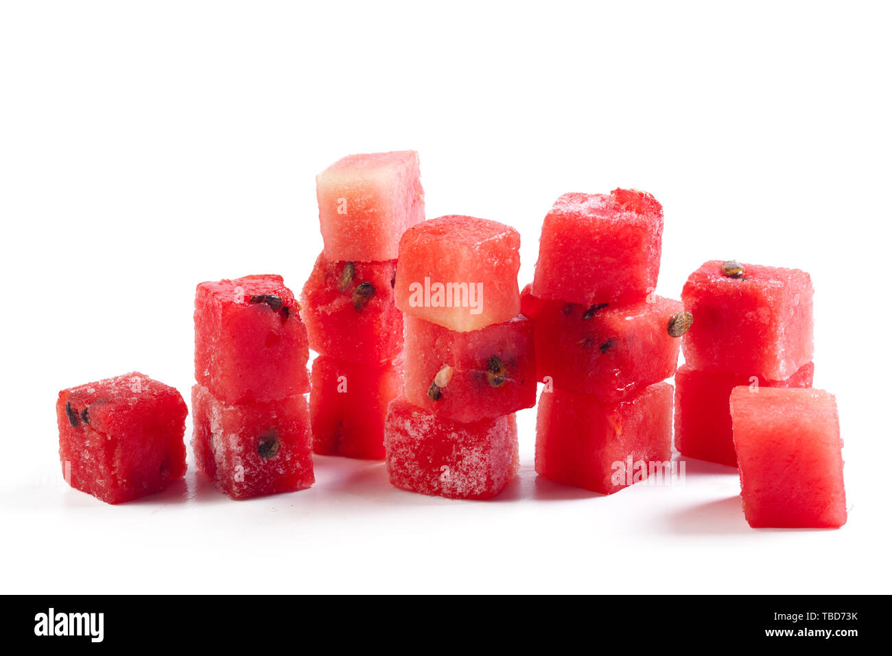 Melon cut out cube hi-res stock photography and images - Alamy