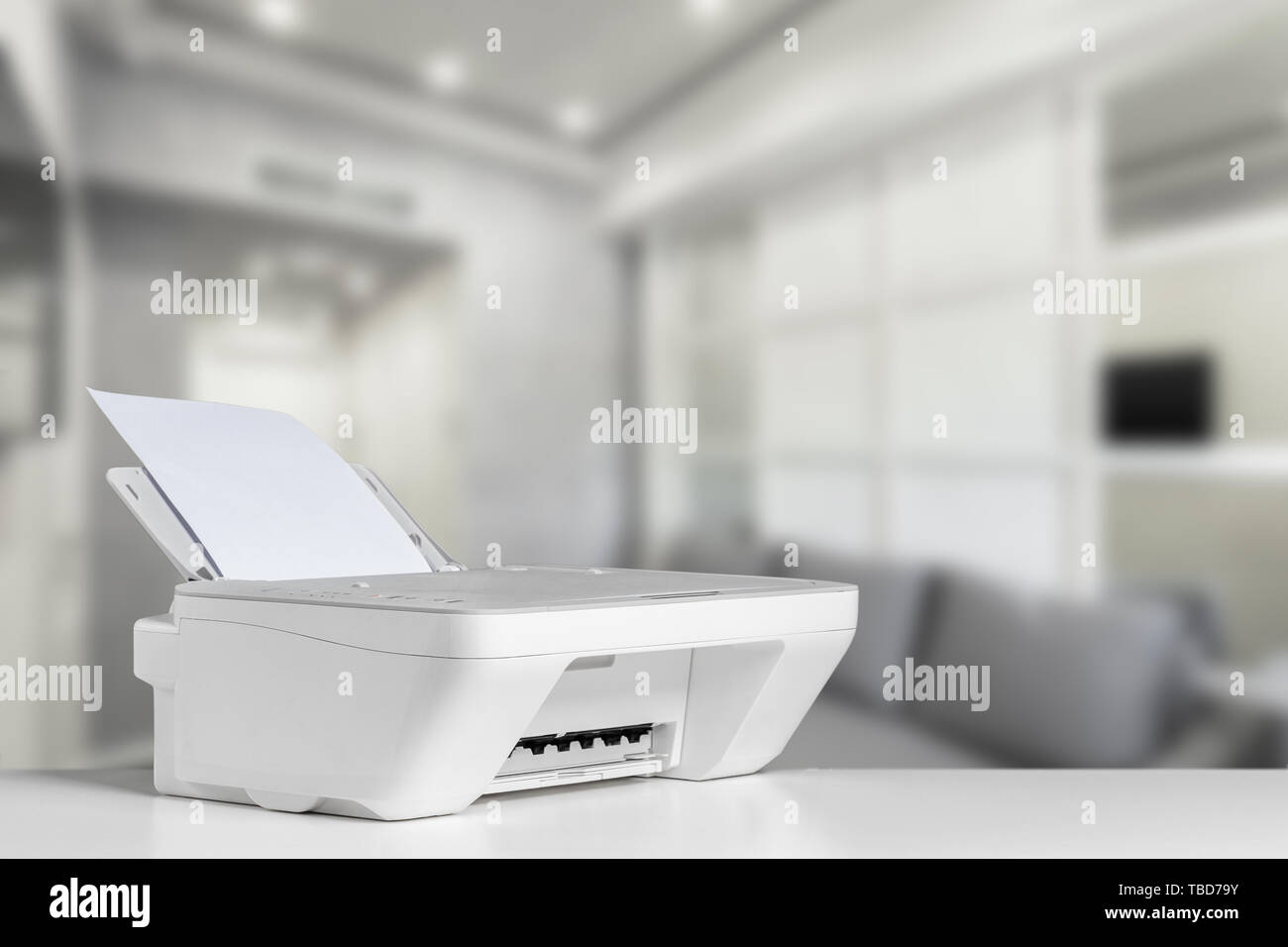 Compact laser home printer Stock Photo - Alamy