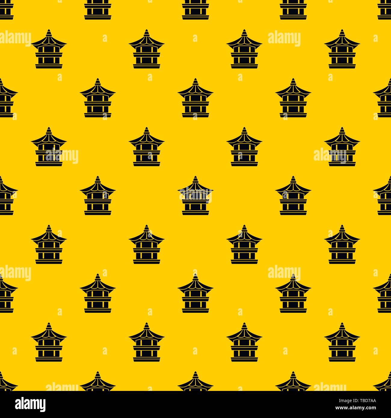 Traditional korean pagoda pattern vector Stock Vector Image & Art - Alamy