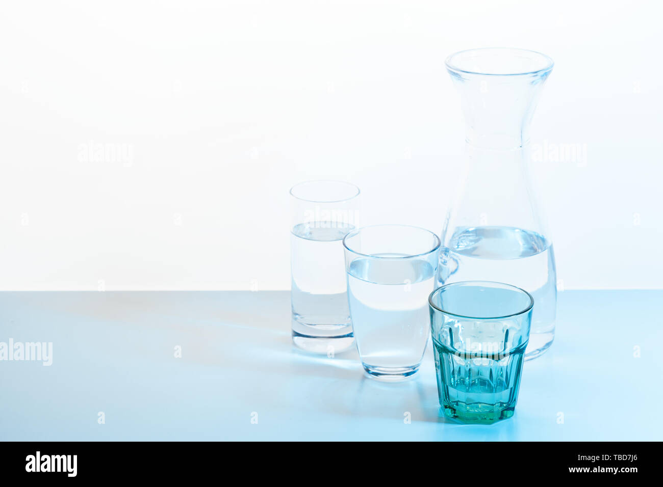 water glass and jug Stock Photo - Alamy