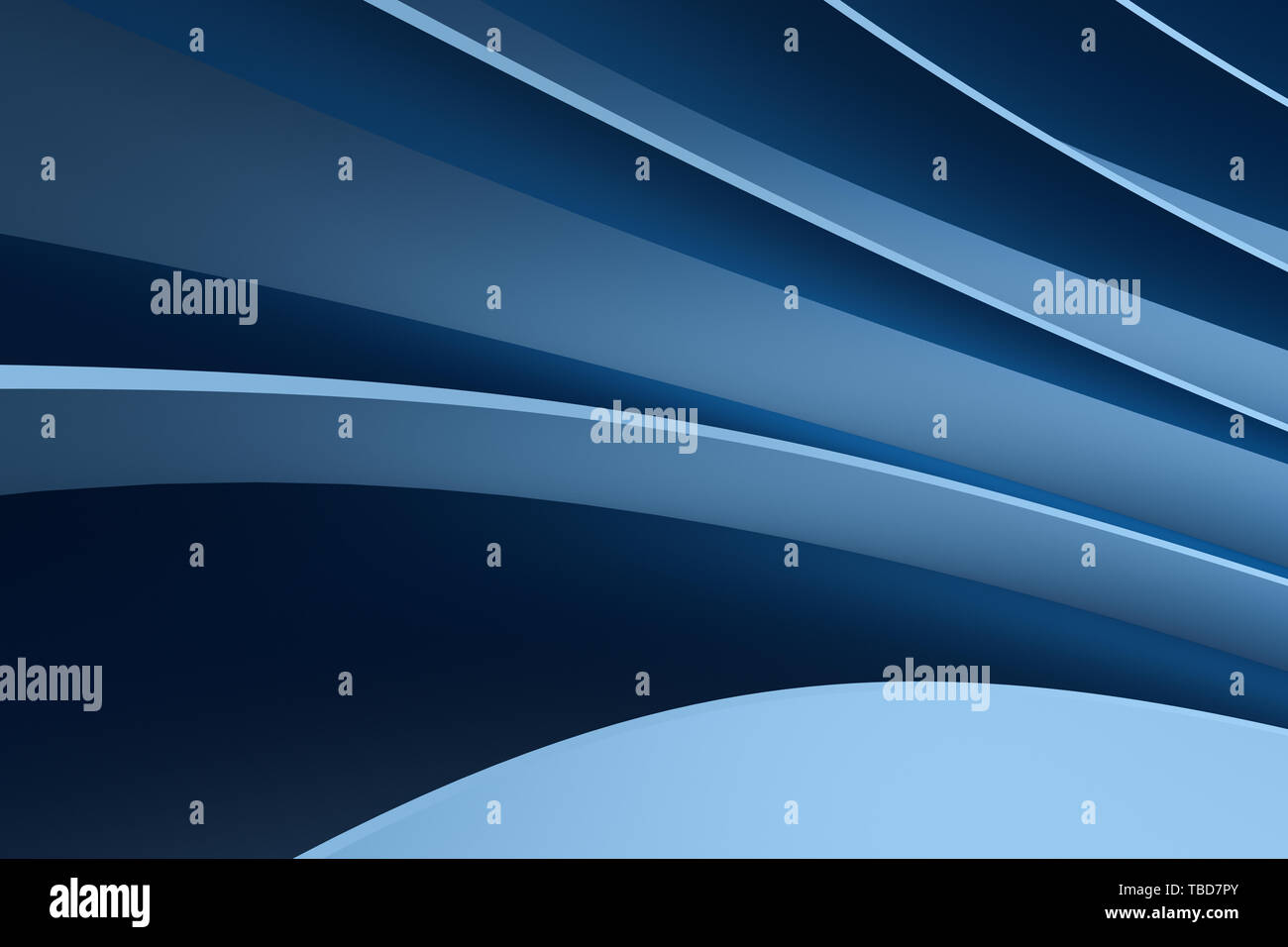 Blue flowing surface metal, three-dimensional rendering Stock Photo - Alamy