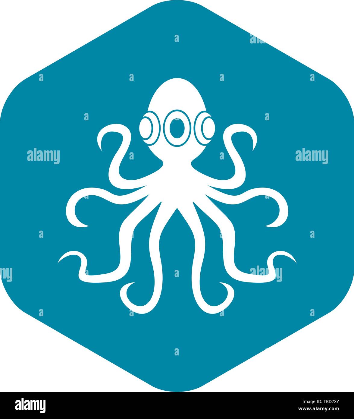 Octopus, icon simple Stock Vector Image & Art - Alamy