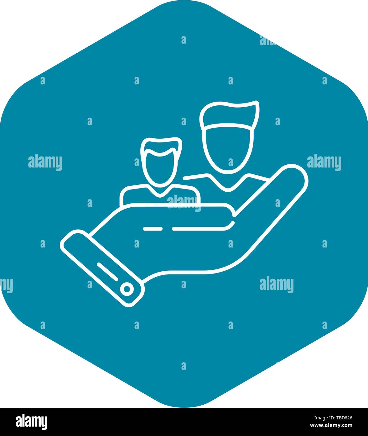 Satisfaction client support icon, outline style Stock Vector Image ...