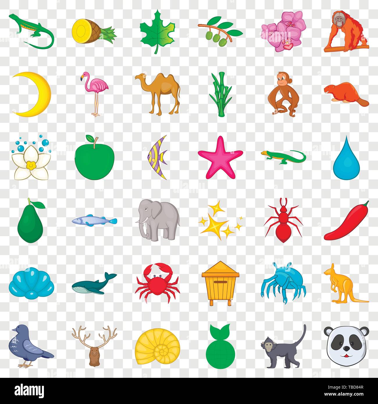 Rodent icons set, cartoon style Stock Vector Image & Art - Alamy