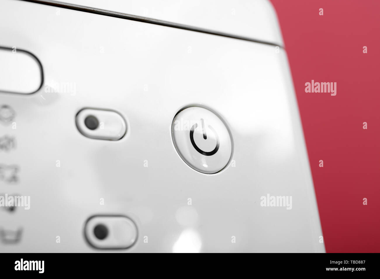 Washing machine control panel, closeup Stock Photo - Alamy