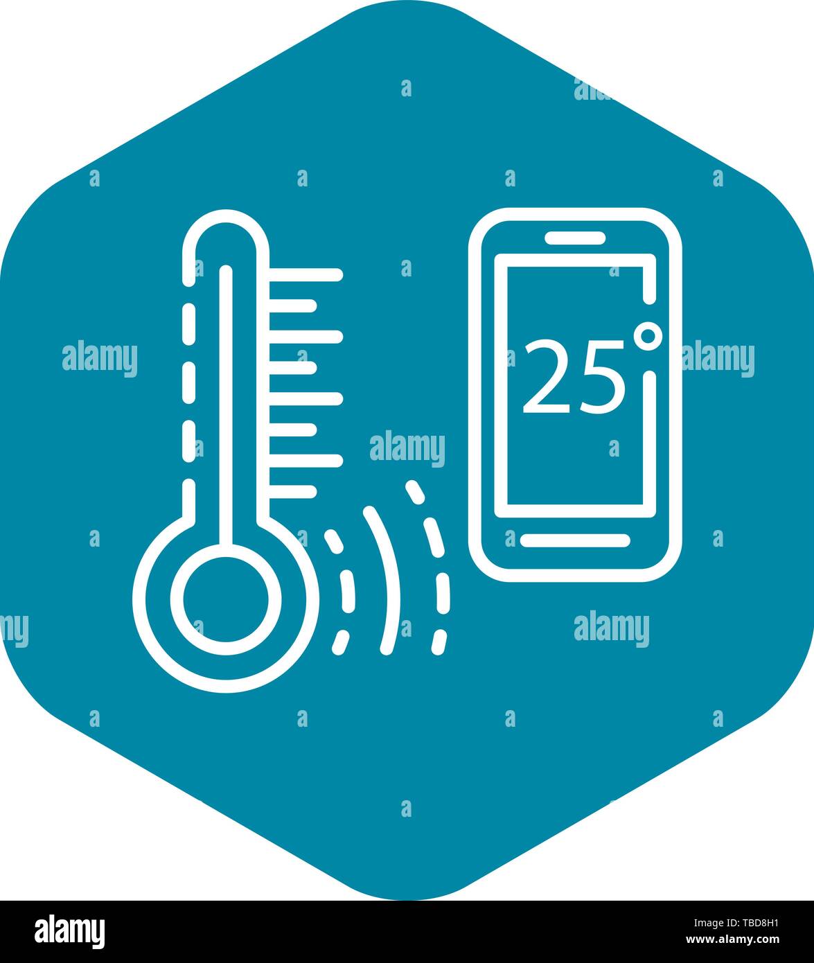 Hvac thermostat Stock Vector Images - Alamy