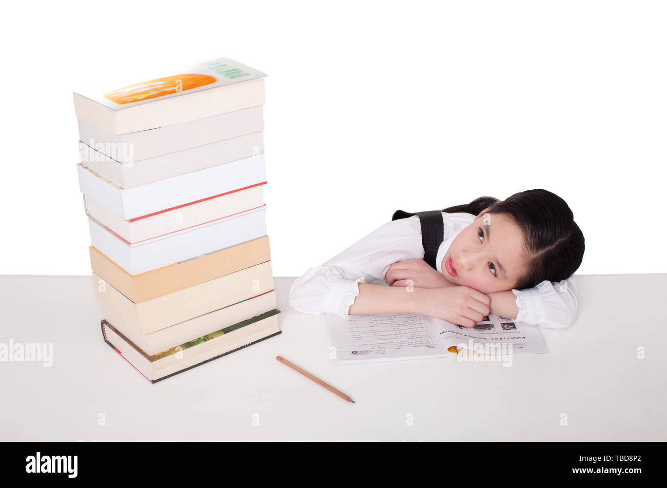 Students are overburdened with class work Stock Photo - Alamy