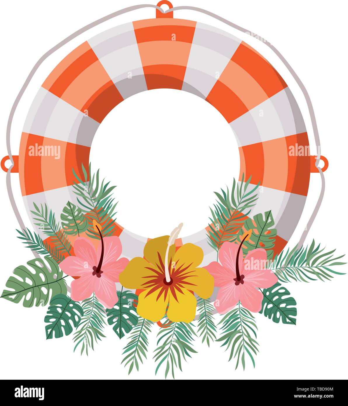 lifesaving float in white background Stock Vector Image & Art - Alamy