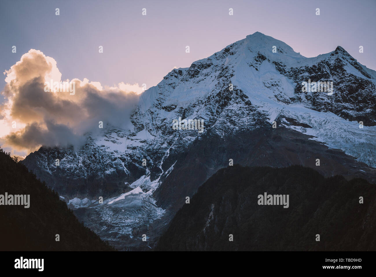Snow mountain no one has glaciers high mountain peaks tourism hi-res ...