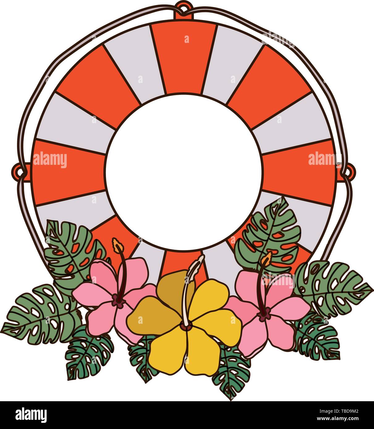 lifesaving float in white background Stock Vector Image & Art - Alamy