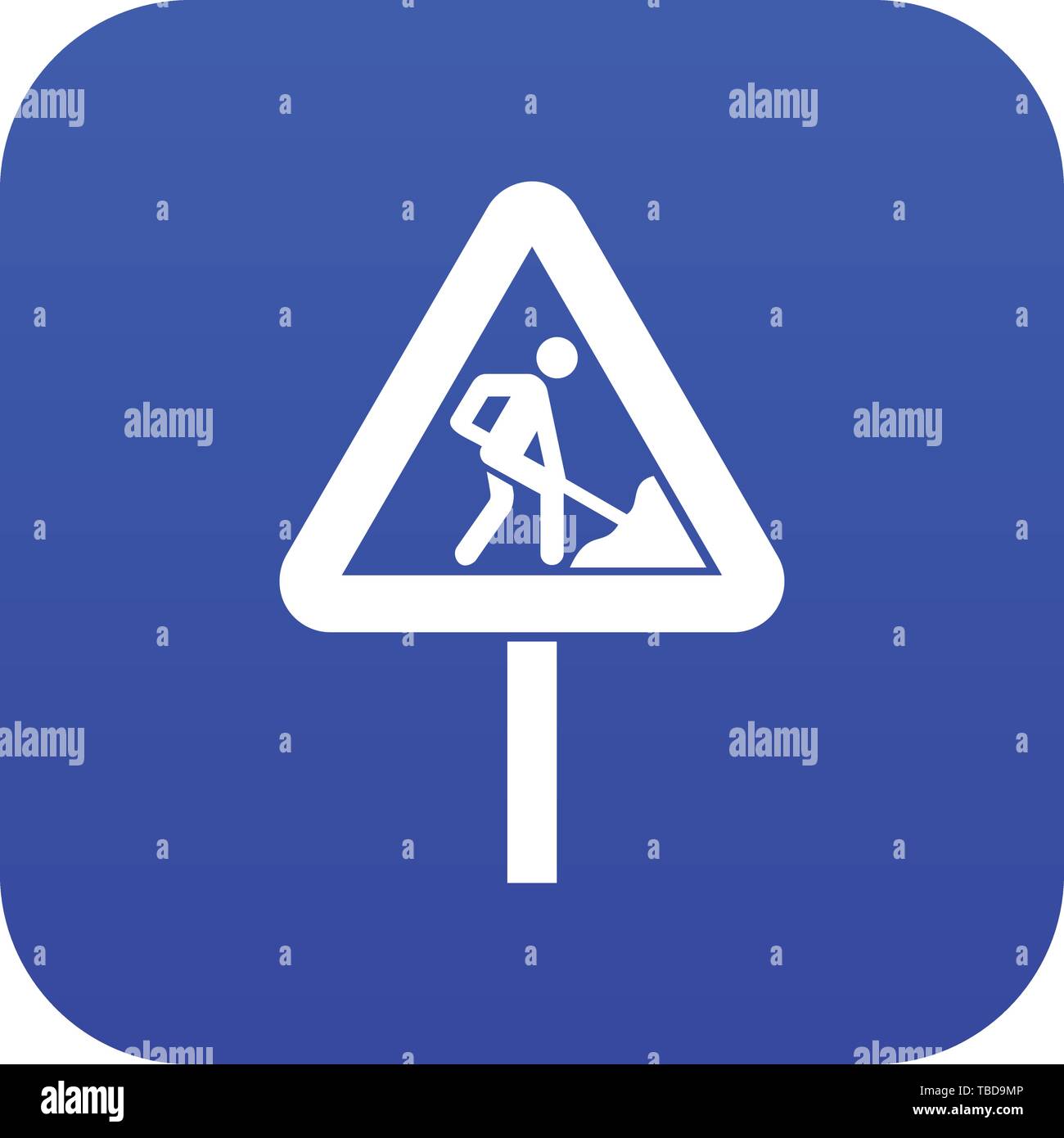 Roadway restriction Stock Vector Images - Alamy