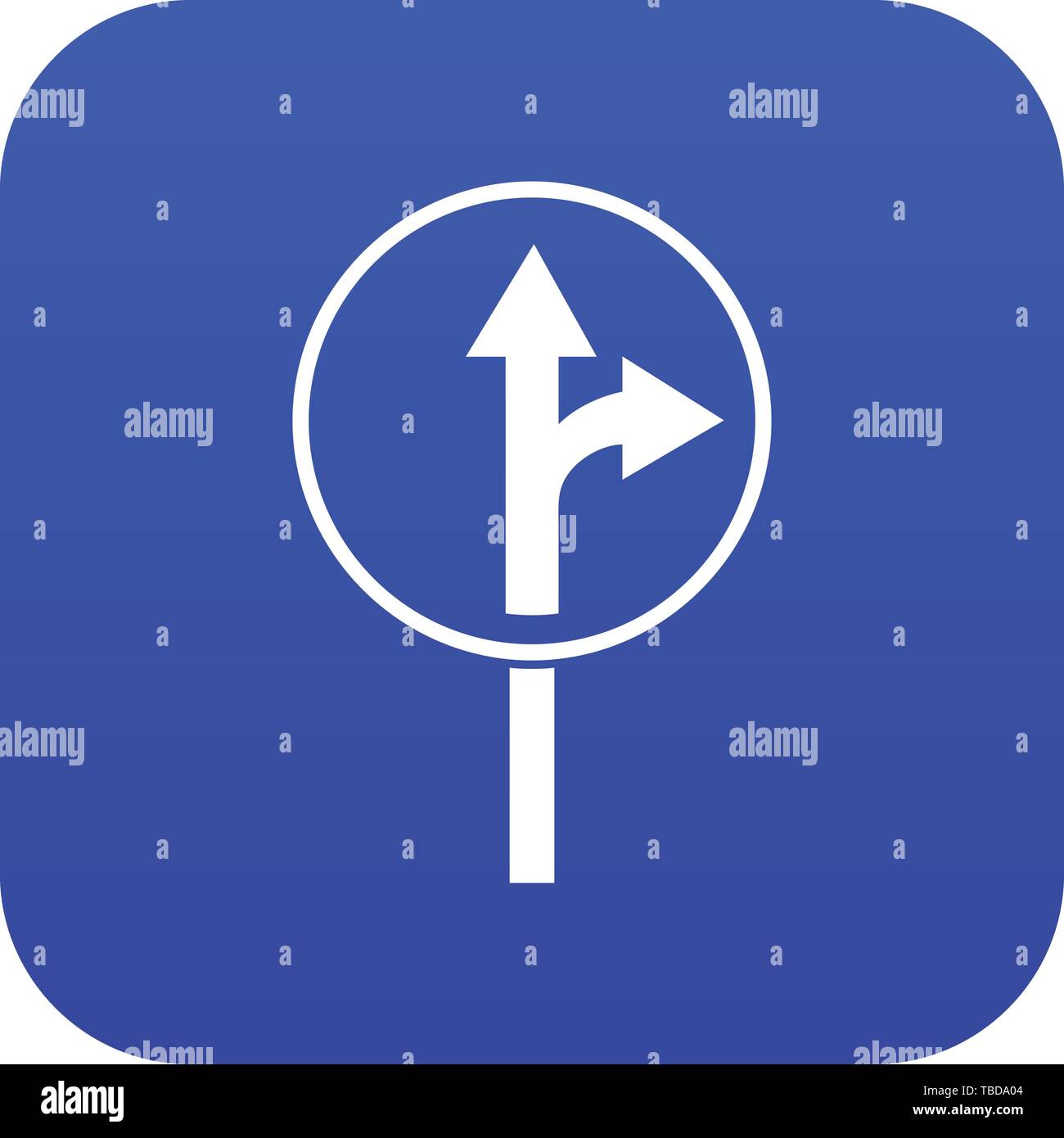 Motorway ahead sign Stock Vector Images - Alamy