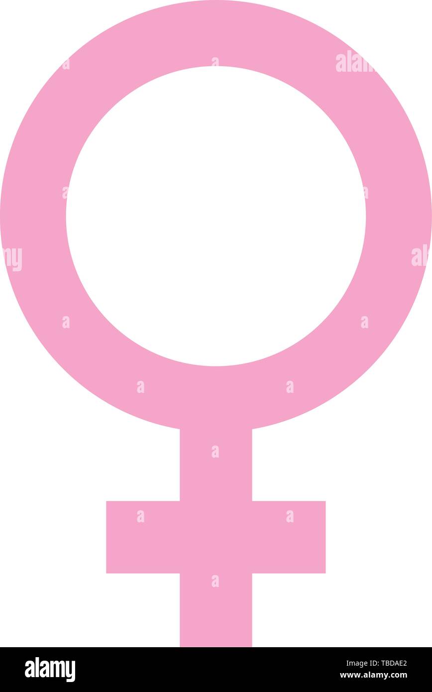 gender female symbol isolated icon vector illustration design Stock ...