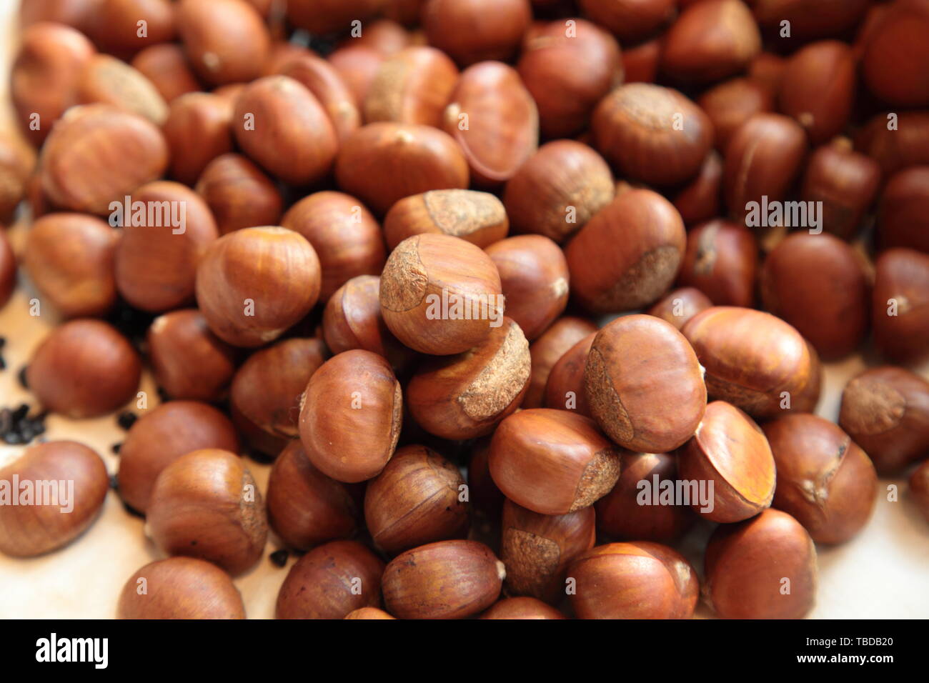Fried chestnut hi-res stock photography and images - Alamy