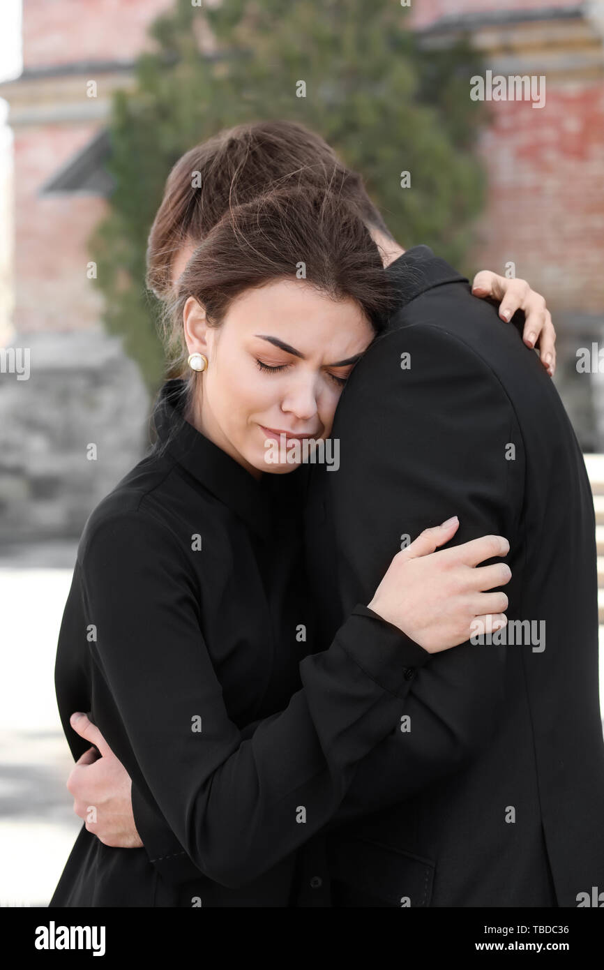People sorrow funeral hi-res stock photography and images - Alamy