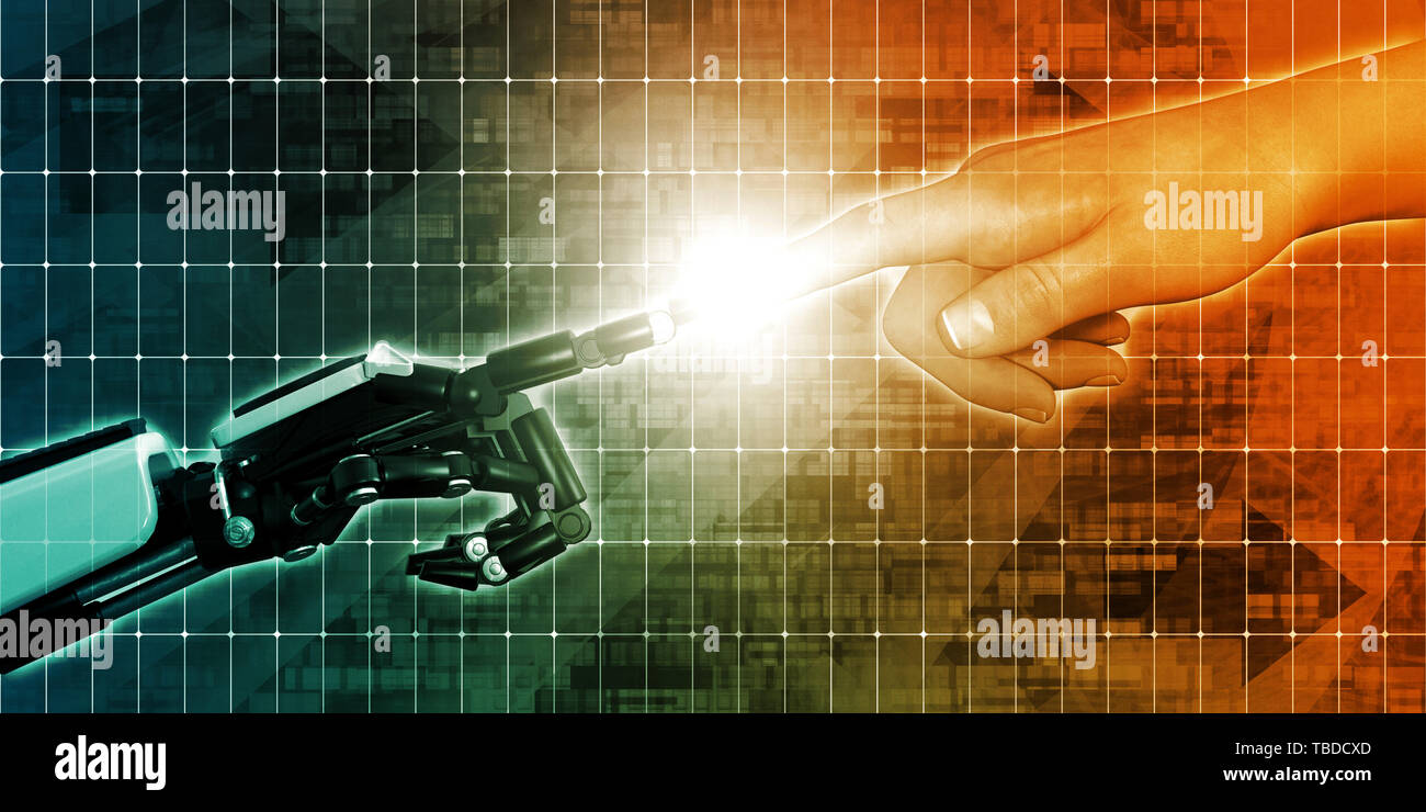 Science Technology Data as a Abstract Art Stock Photo - Alamy