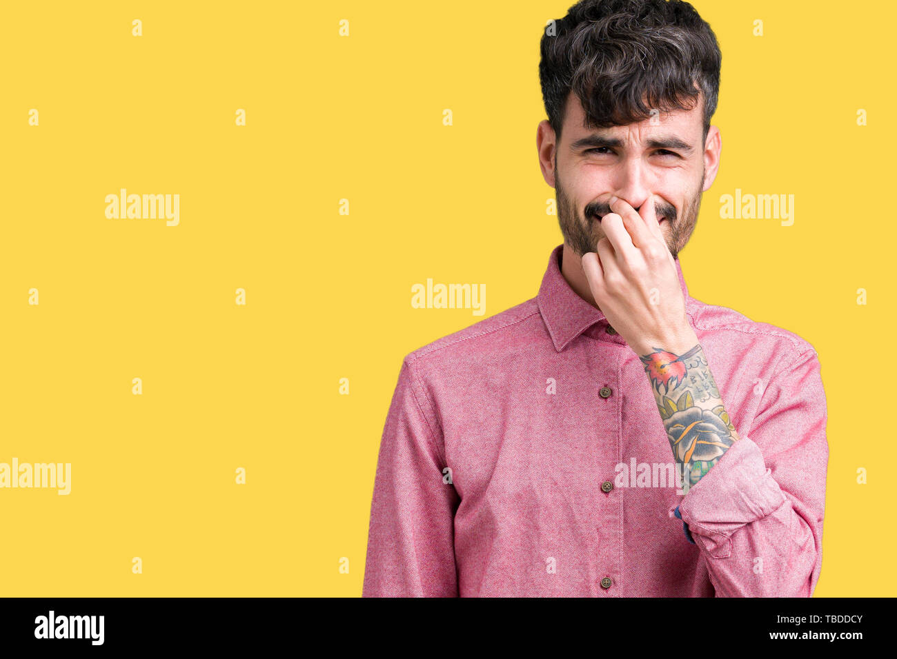 Smelling finger hi-res stock photography and images - Alamy