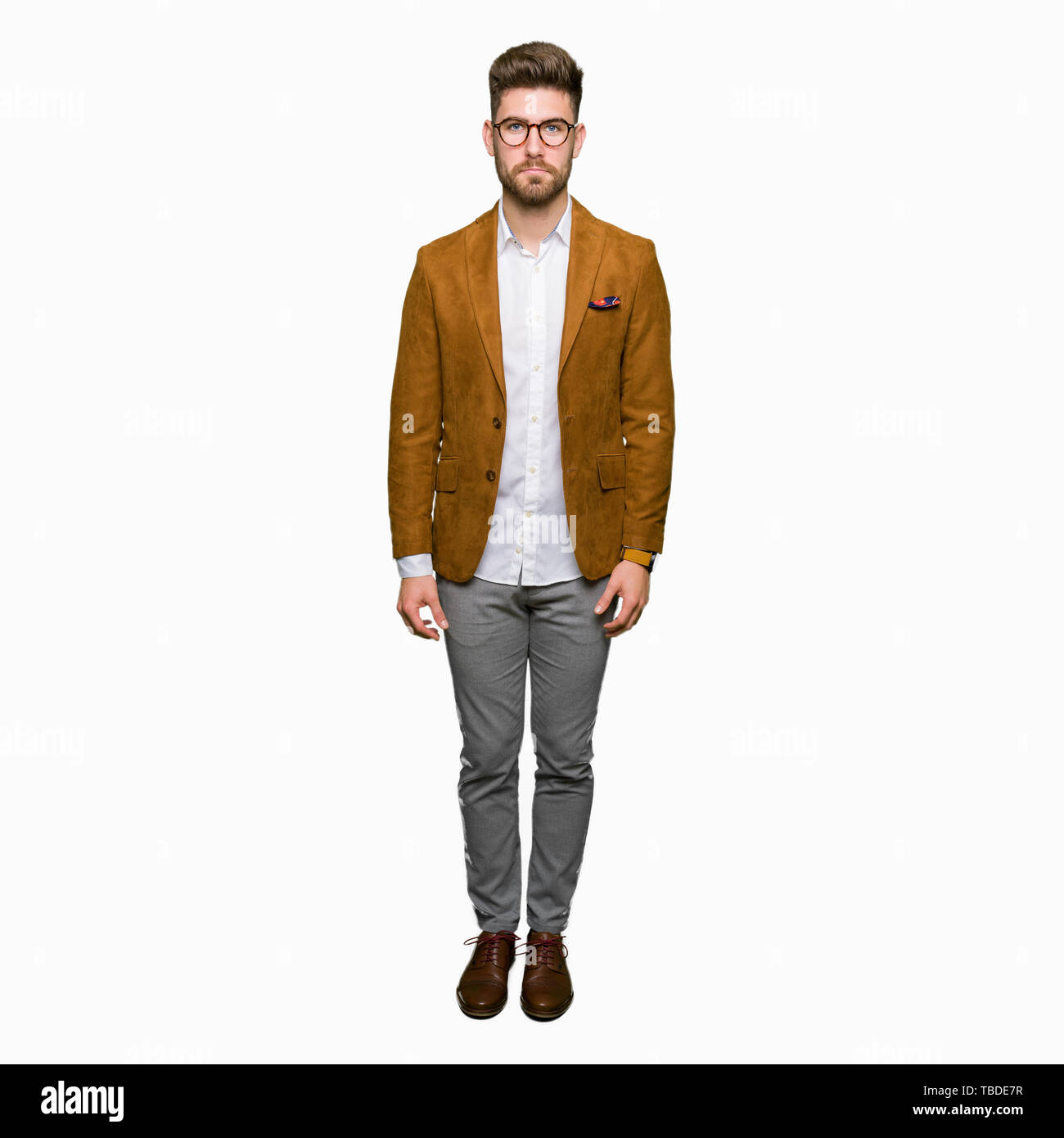 Sad face depressed young blond Cut Out Stock Images & Pictures - Alamy