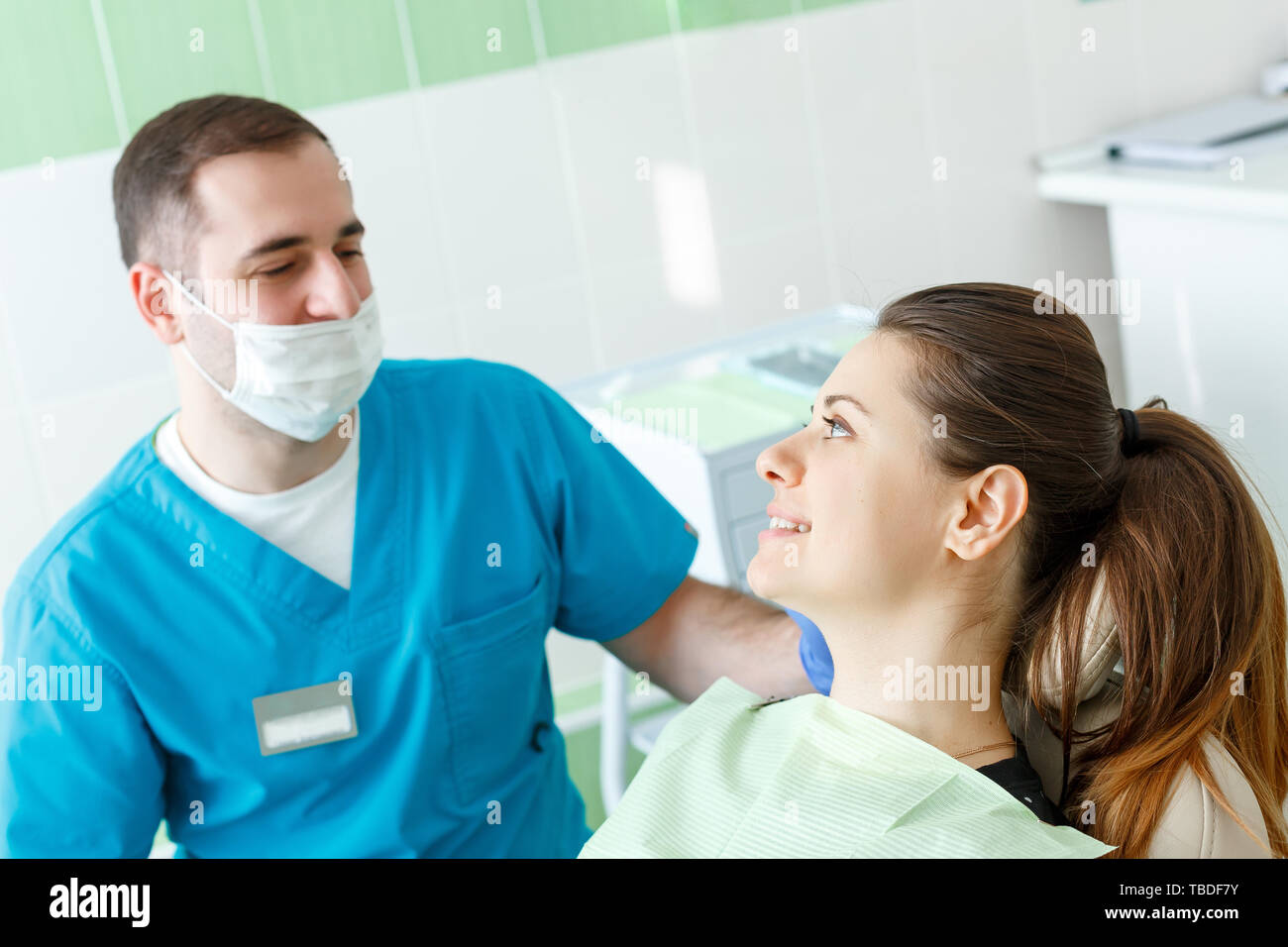 Mature woman having consultation dental hi-res stock photography and images - Alamy