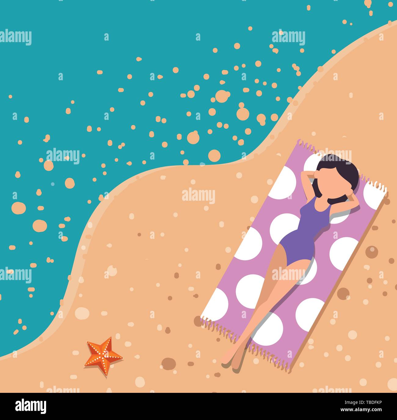 Woman sunshine flower Stock Vector Images - Alamy