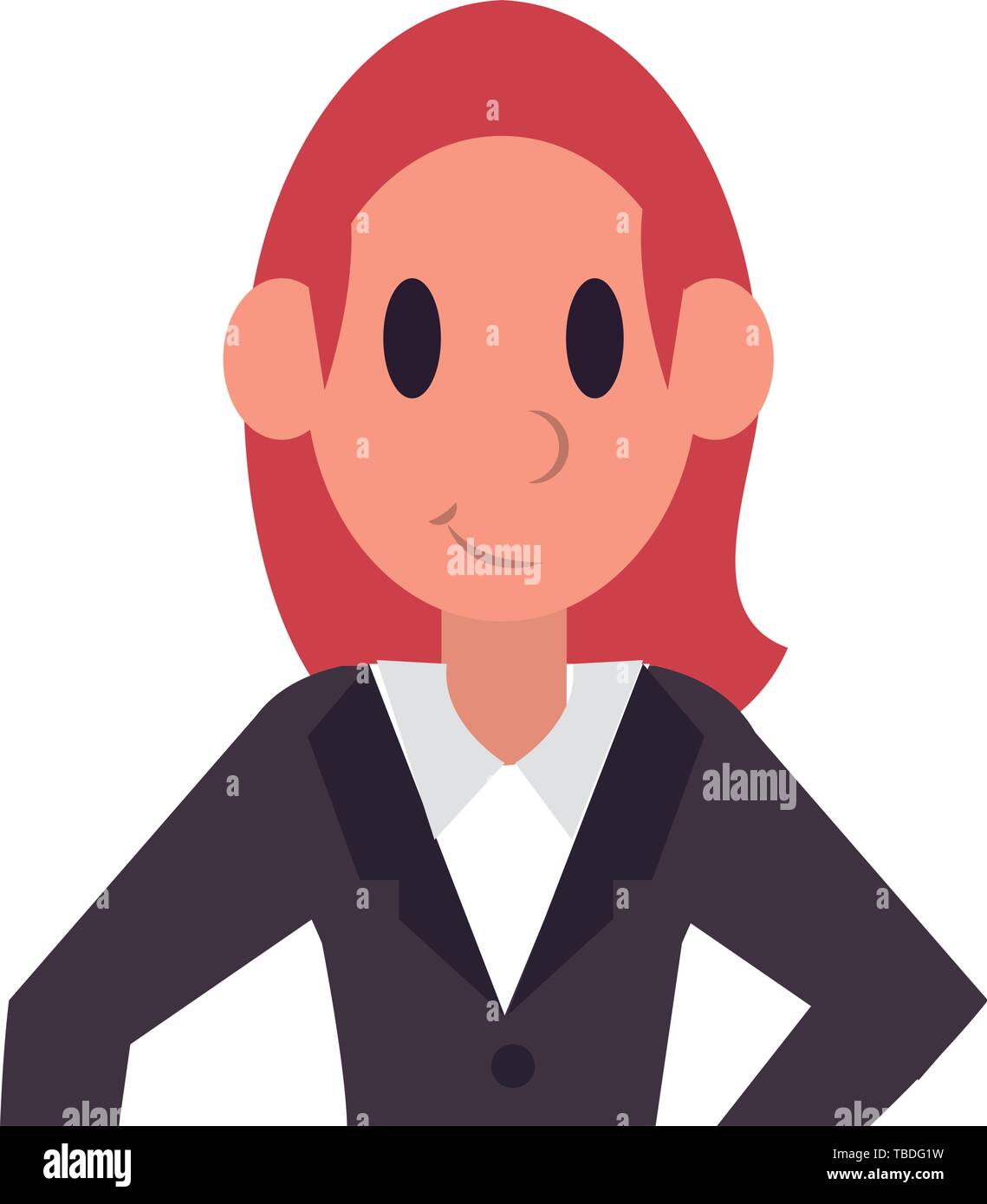 Businesswoman professional character cartoon Stock Vector Image & Art ...