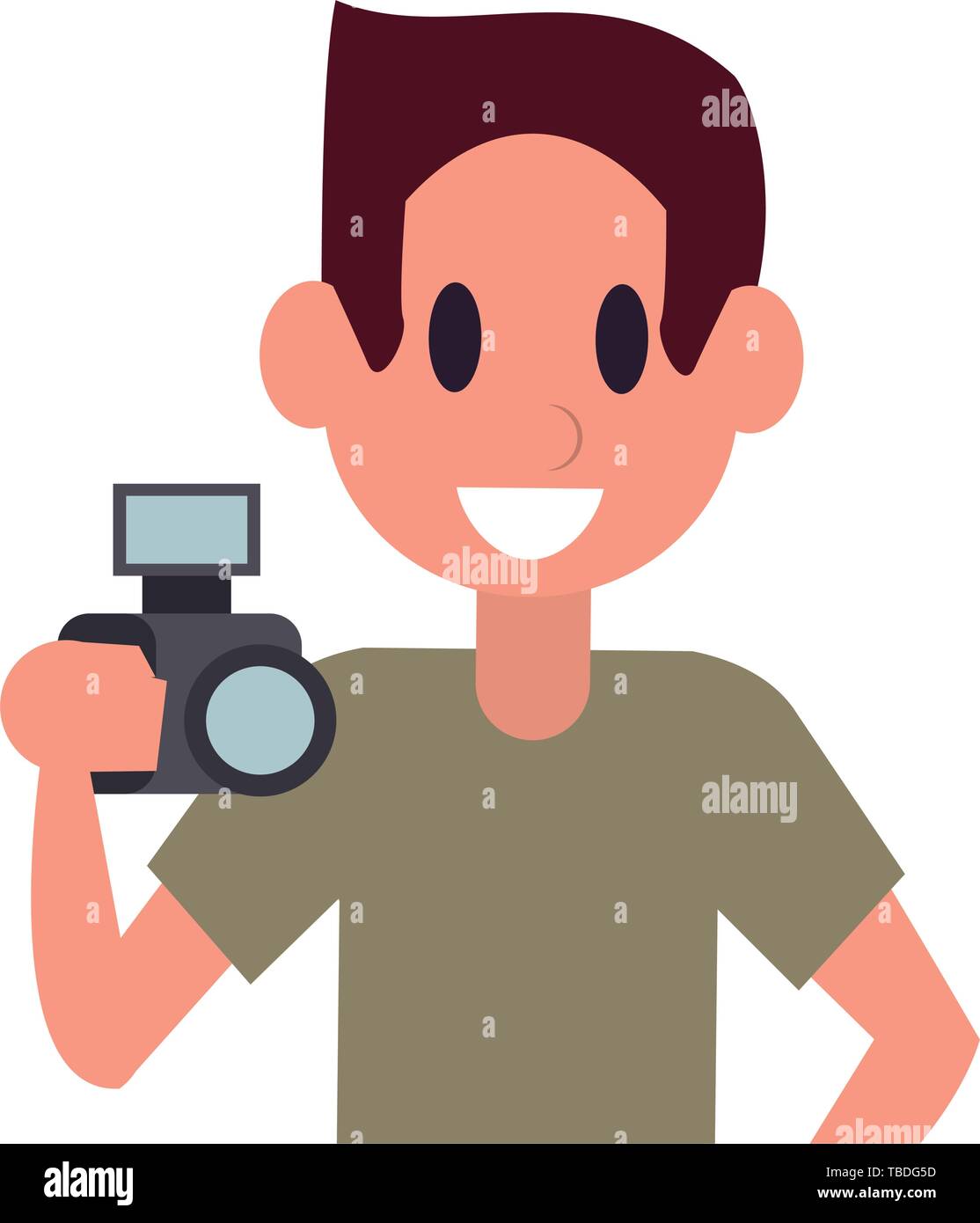 Photographer professional character cartoon Stock Vector Image & Art ...