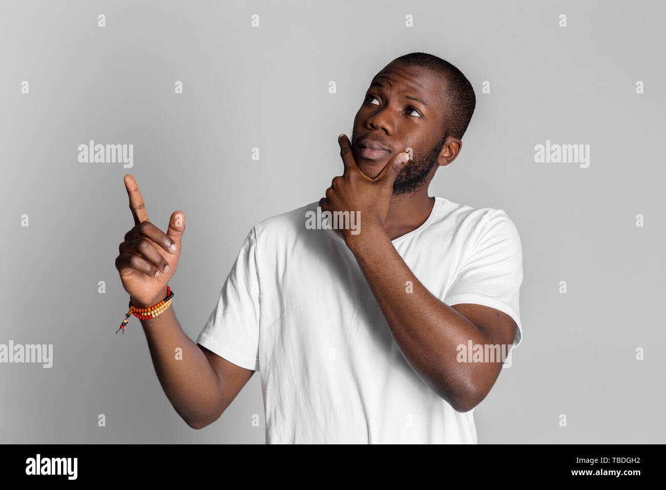 African-american man thinking Stock Photo - Alamy African-american man thinking Stock Photo - Alamy