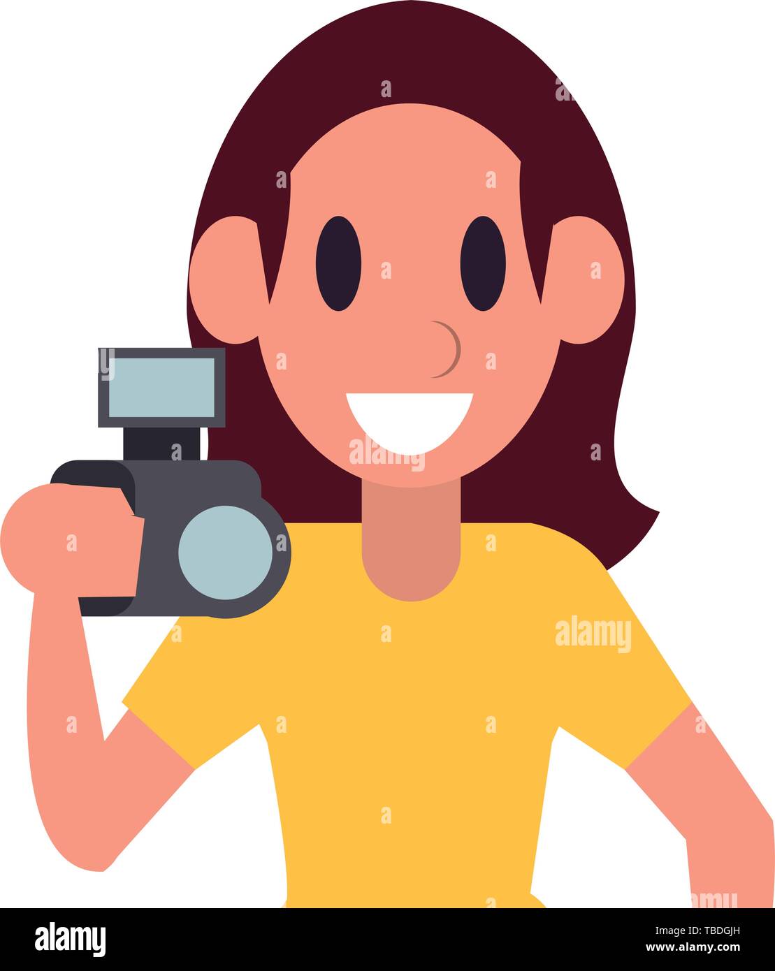 Photographer professional character cartoon Stock Vector Image & Art ...