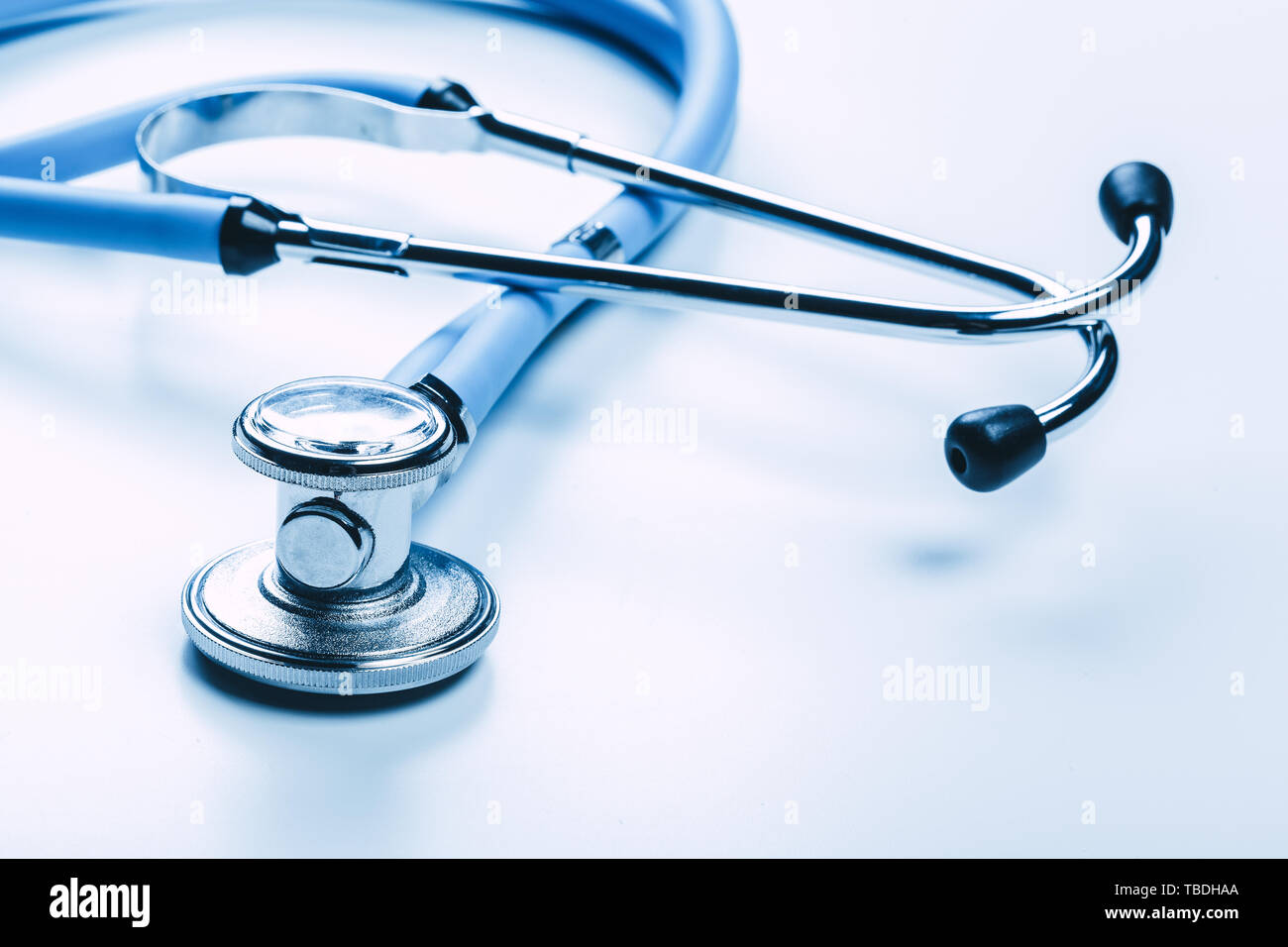 stethoscope isolated on white Stock Photo - Alamy