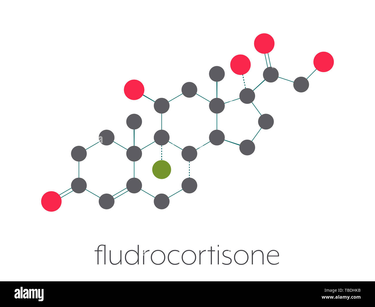 Cortisone hormone molecular model atoms hi-res stock photography and ...