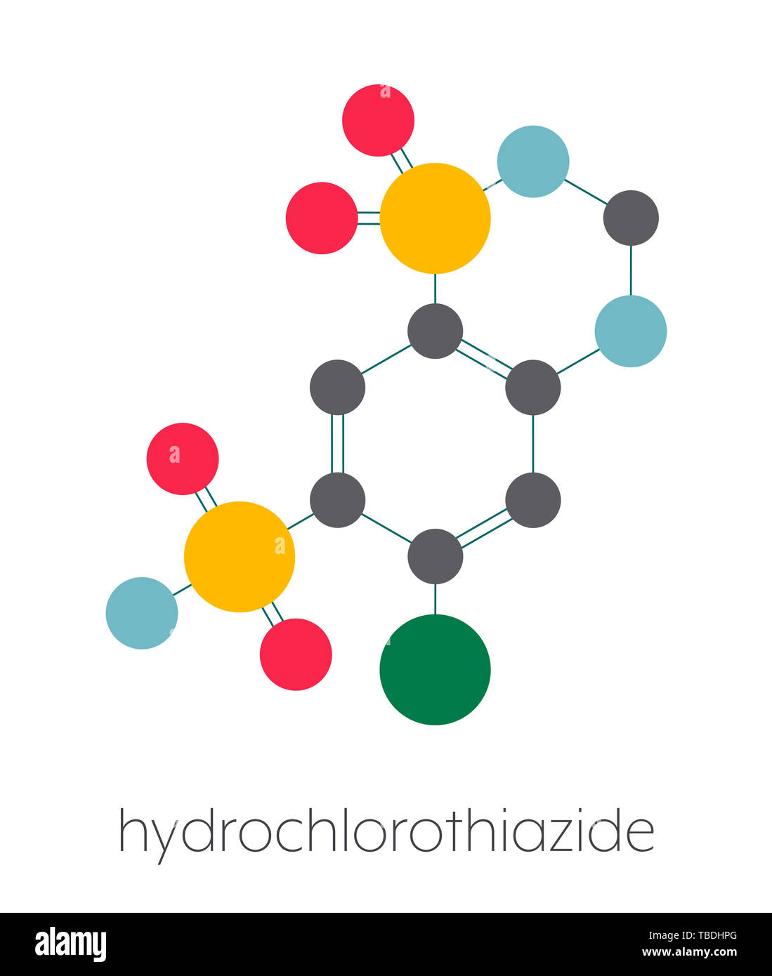 Hydrochlorothiazide molecular hi-res stock photography and images - Alamy