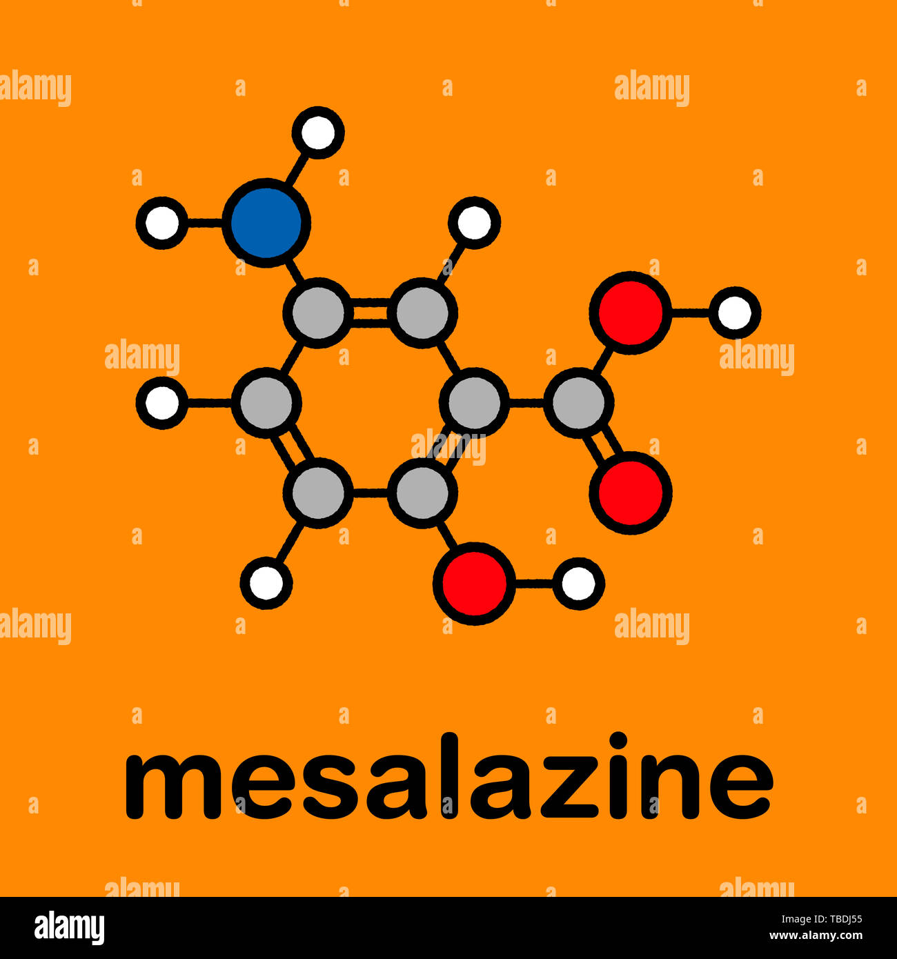 Mesalazine (mesalamine, 5-aminosalicylic acid, 5-ASA) inflammatory ...