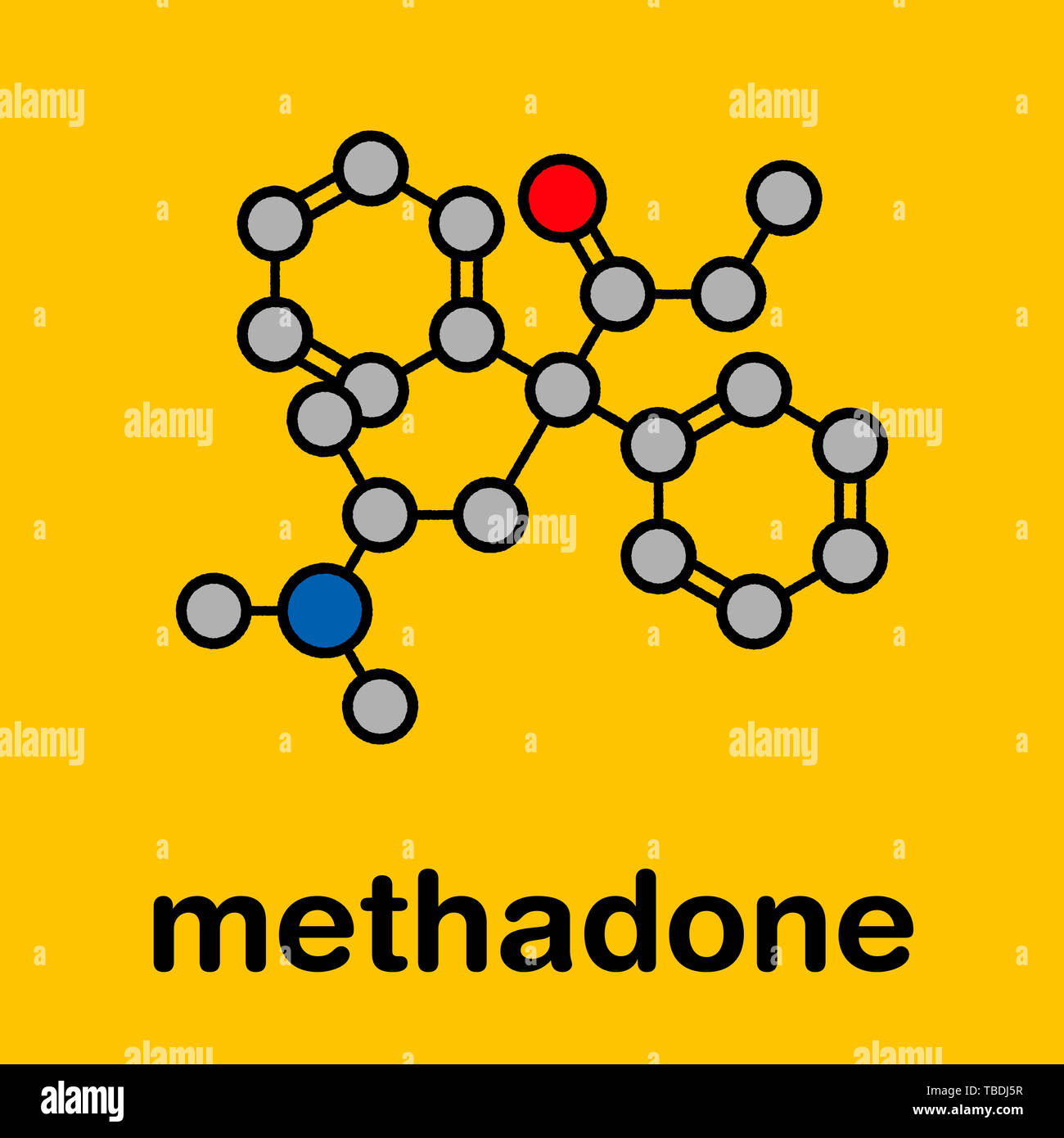 Methadone Structure
