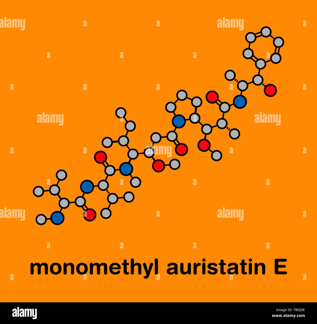 Monomethyl auristatin E (MMAE, vedotin), the cytotoxic payload of ...