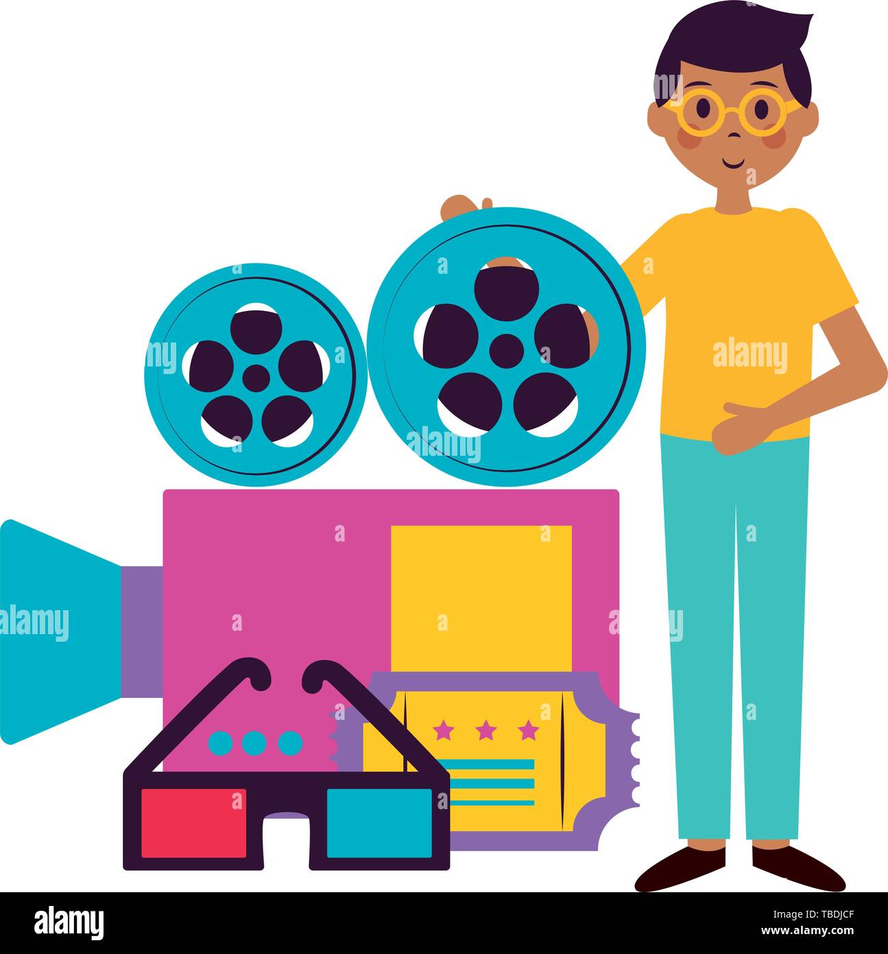 people film movie Stock Vector Image & Art - Alamy