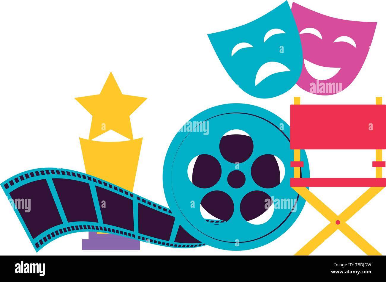 film cinema design Stock Vector Image & Art - Alamy
