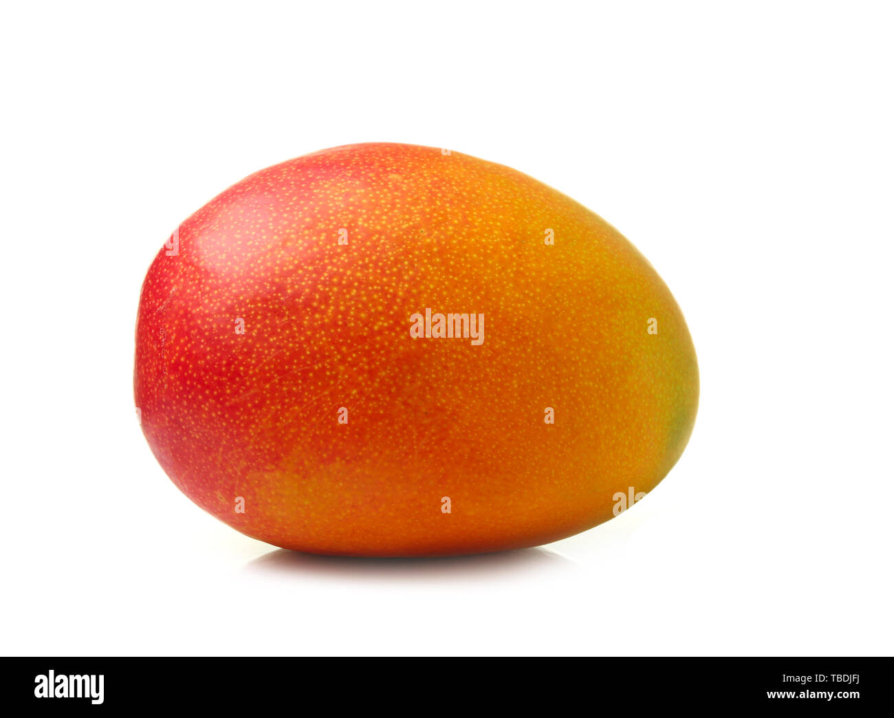 Tasty mango fruit on white background Stock Photo - Alamy