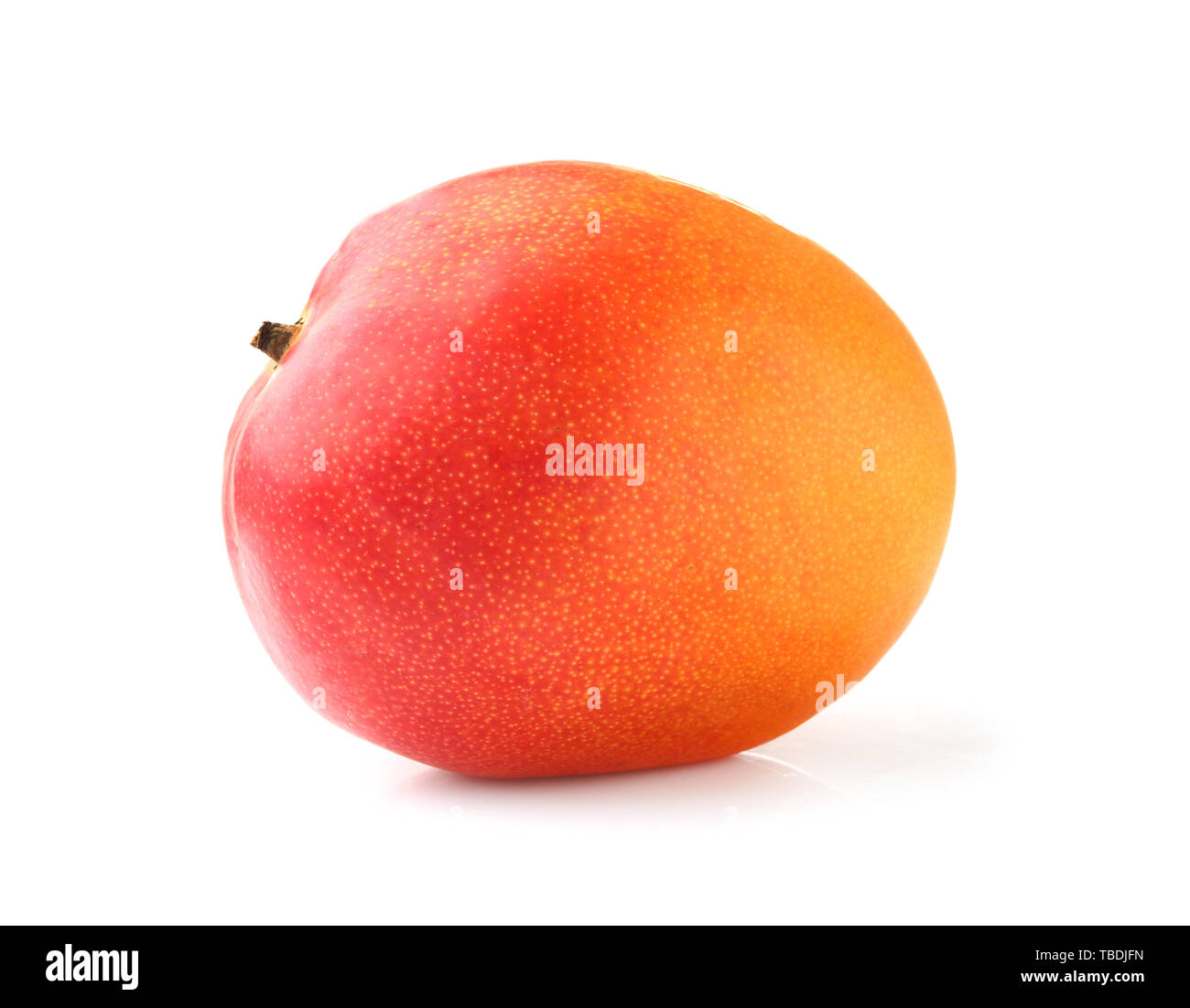 Tasty mango fruit on white background Stock Photo - Alamy
