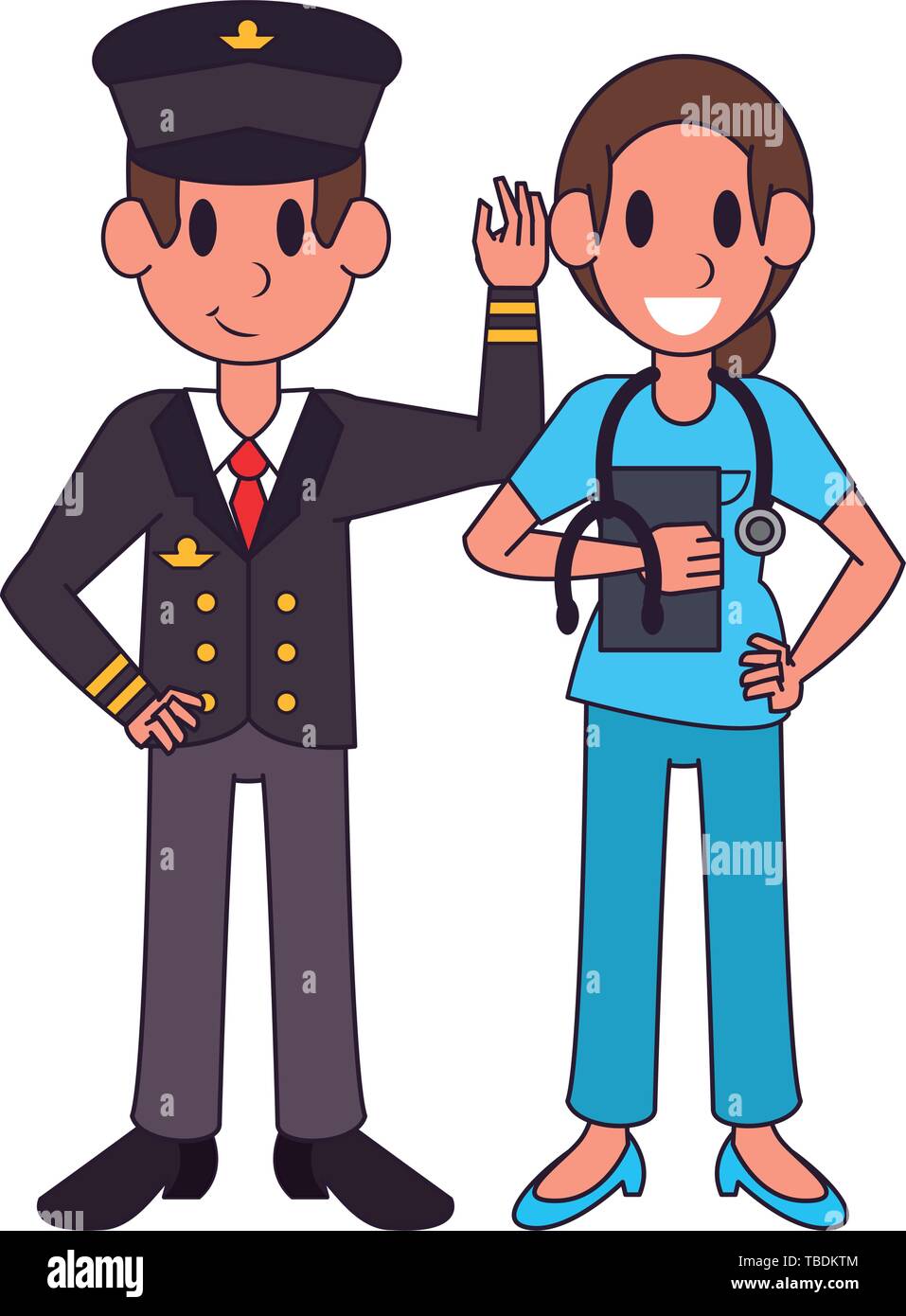 Professional workers characters cartoons Stock Vector Image & Art - Alamy