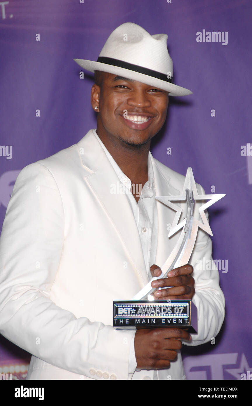 LOS ANGELES, CA. June 27, 2007: Ne-Yo at the 2007 BET Awards at the ...