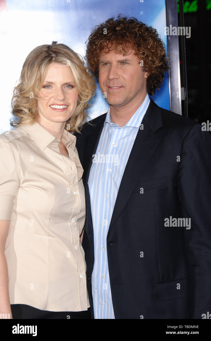 LOS ANGELES, CA. March 28, 2007: Will Ferrell & wife Viveca Paulin at ...